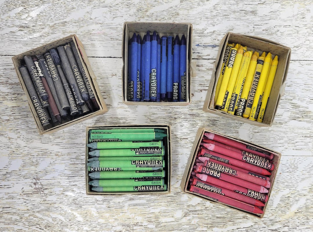 Vintage Crayonex Crayons * the American Crayon Co. - Etsy