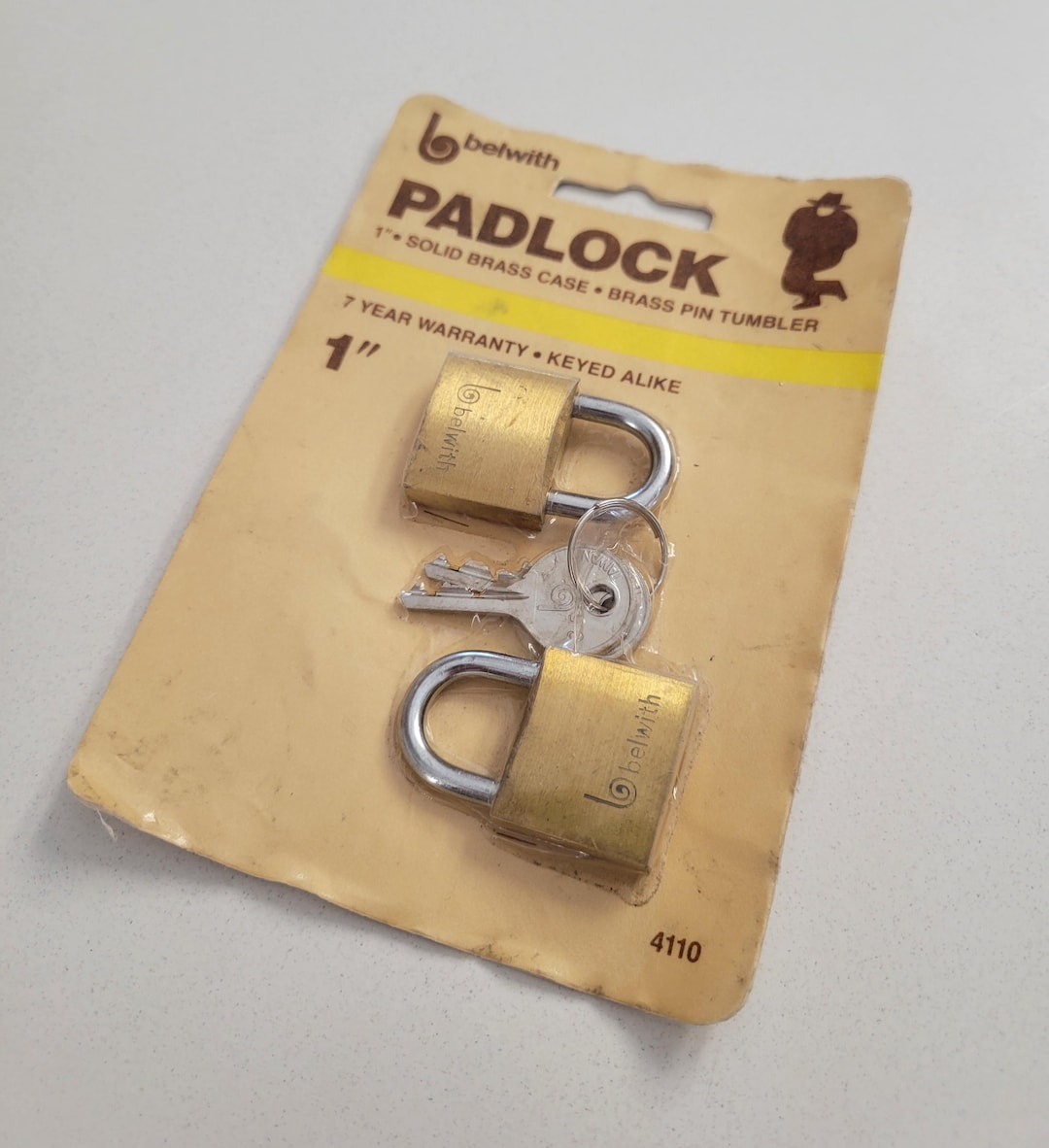 Vintage Belwith 1" Brass Padlocks (2) * New Old Stock - Etsy