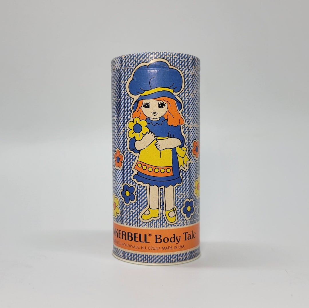 Vintage Tinkerbell Cosmetics Body Talc * Tom Fields * Talcum Powder - Etsy