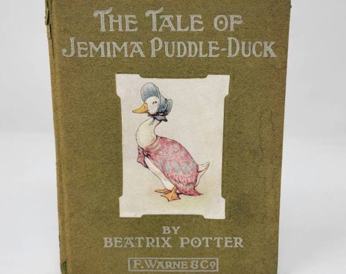 Rare! the Tale of Jemima Puddle-duck by Beatrix Potter * Copyright 1908 ...
