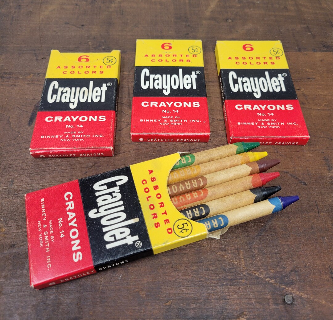Vintage Crayolet Crayons * 4 Boxes * Vintage Art Supplies - Etsy