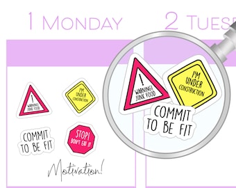 Kawaii Exercise Stickers | Etsy