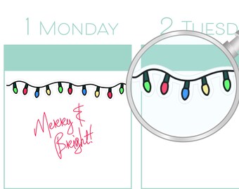 Christmas Lights Stickers - Etsy