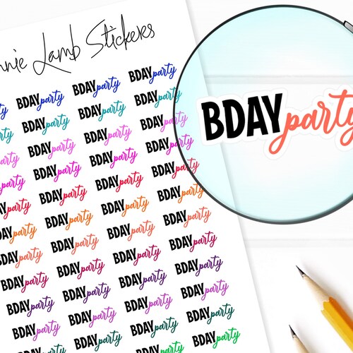 Pool Day Planner Stickers 48 Labels for Planners Calendars - Etsy