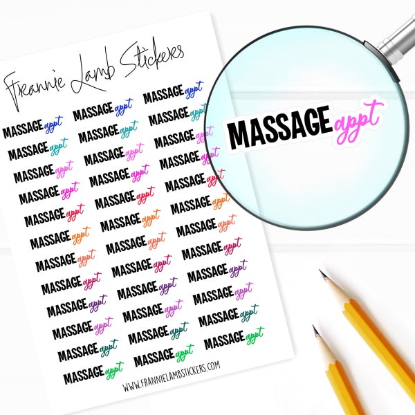 Massage Stickers - Etsy