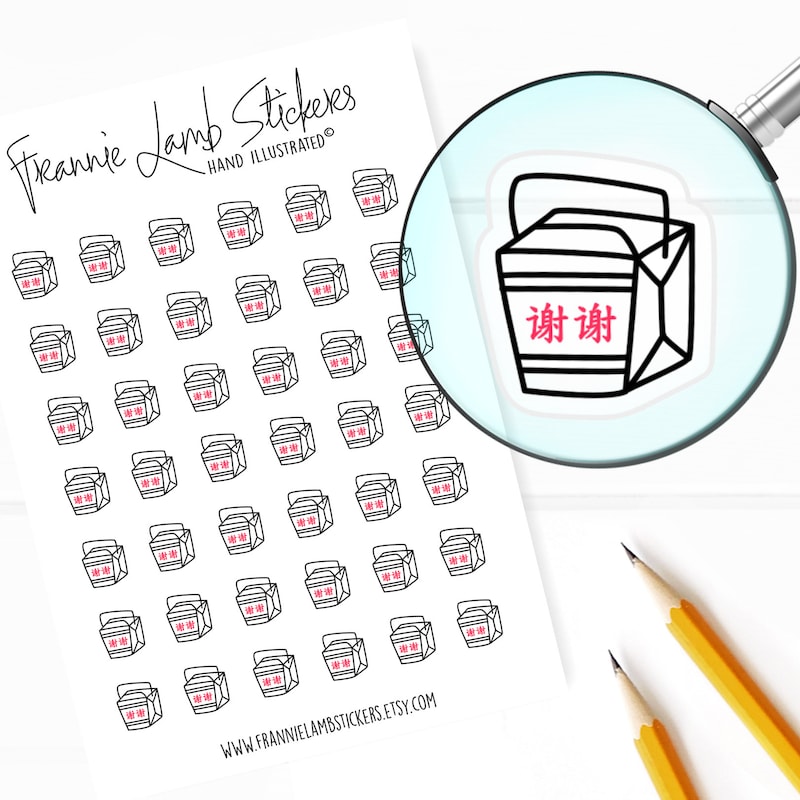 Chinese Stickers - Etsy