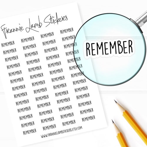 Work Planner Stickers 52 Labels for Planners Calendars and - Etsy