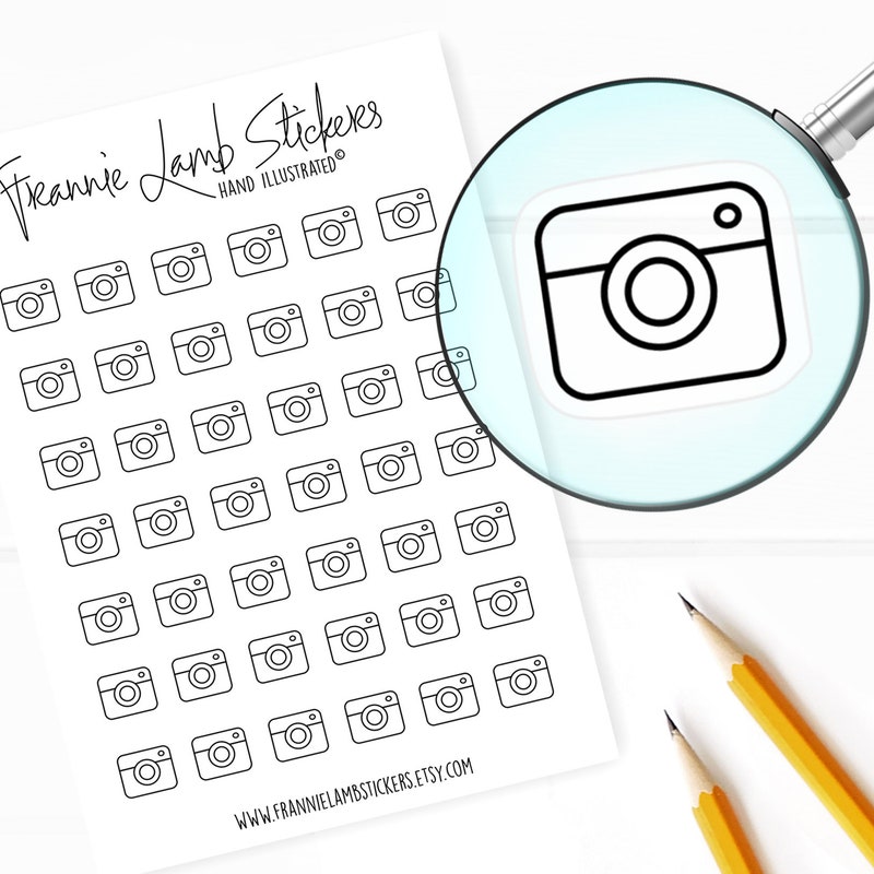 Camera Stickers - Etsy