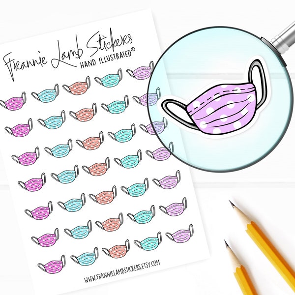 Mask Sticker - Etsy