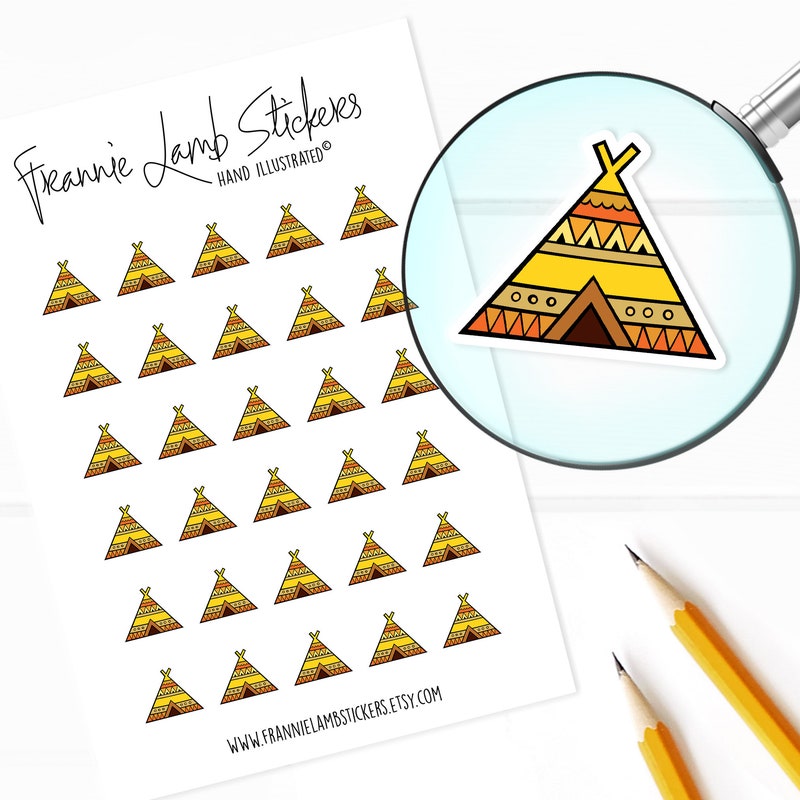 Teepee Card - Etsy