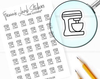 Printable Vintage BAKING Stickers Digital File Instant - Etsy