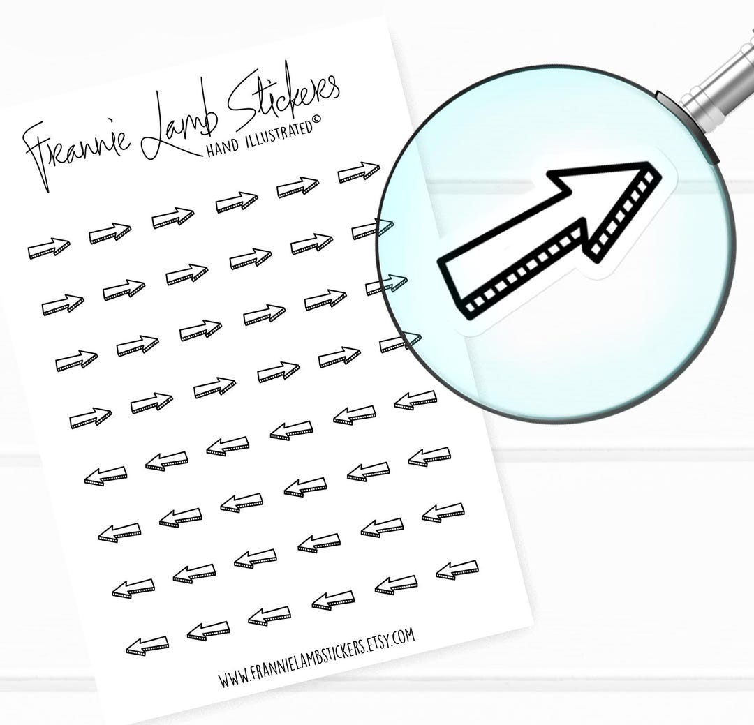 48 Clear Planner Stickers (1/2