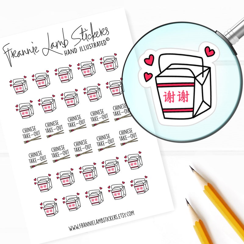 Chinese Stickers - Etsy