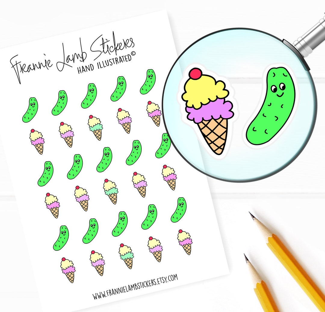Pregnancy Cravings Stickers, Planner Stickers, Pregnancy Stickers ...