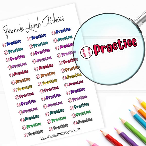 Baseball Practice Planner - Etsy