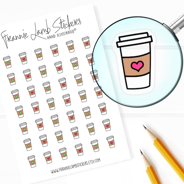 Coffee Planner Stickers - Etsy