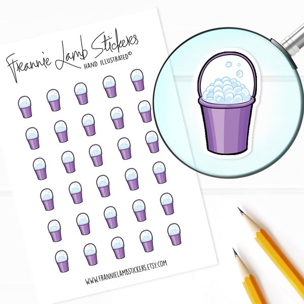 Bucket Stickers - Etsy