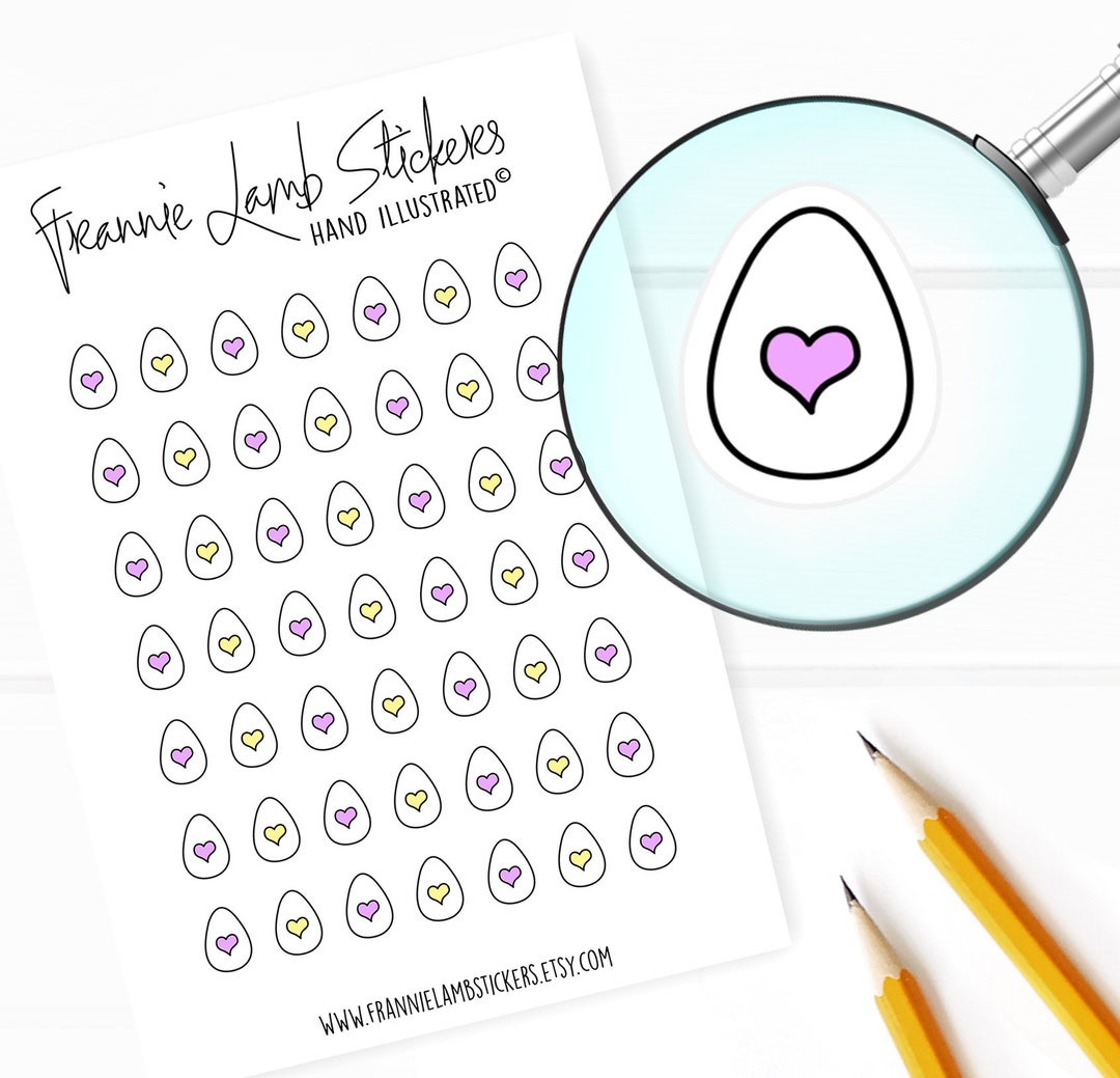 Ovulation Tracker Stickers (1/2" Each), Planner Stickers, Ovulation ...