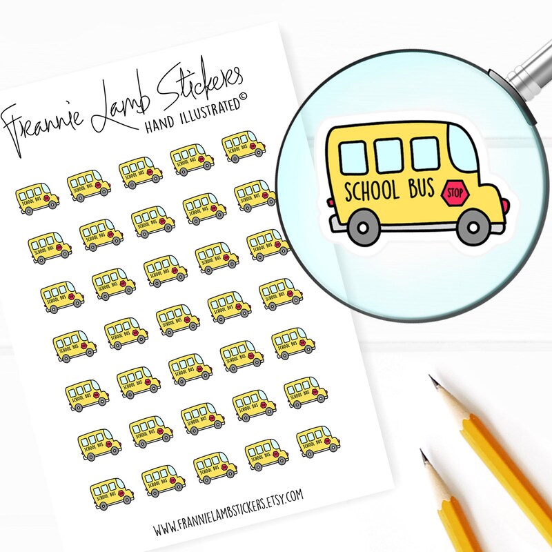 School Bus Calendars - Etsy