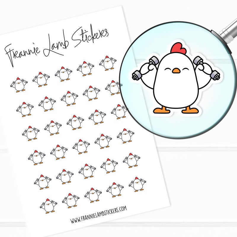 Fitness Sticker Charts - Etsy