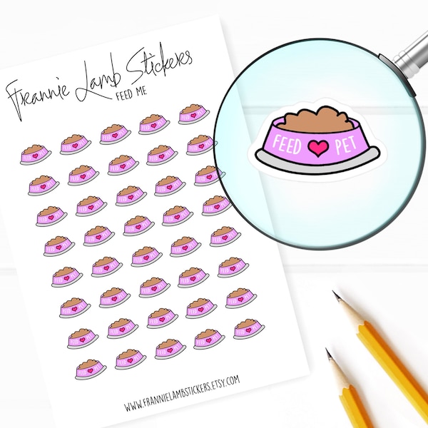 Dog Food Stickers - Etsy