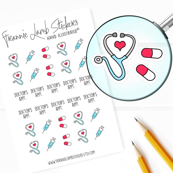 Medical Appointment Stickers - Etsy