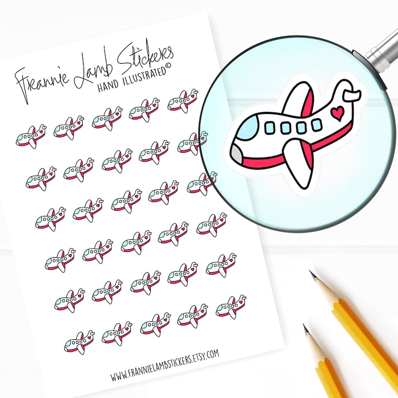 Airplane Stickers - Etsy