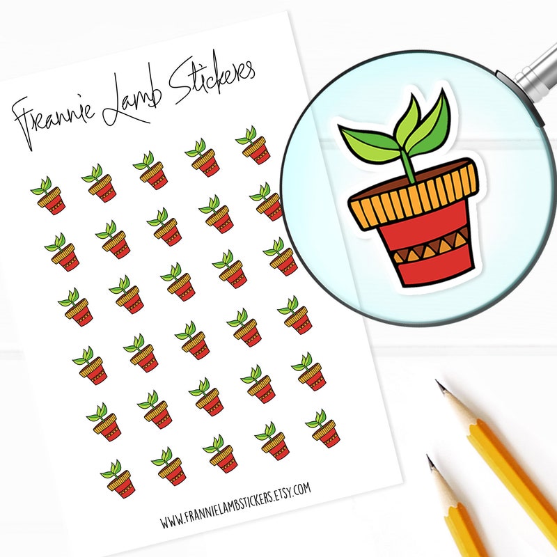 Plant Stickers - Etsy