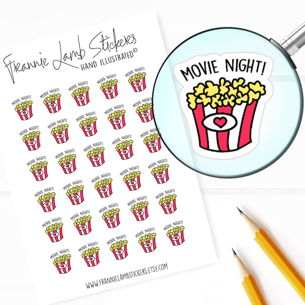 Movie Stickers - Etsy