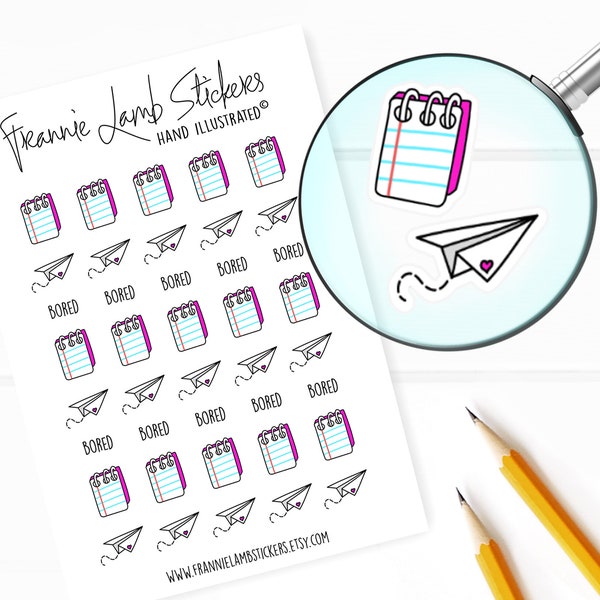 Paper Airplane Stickers - Etsy