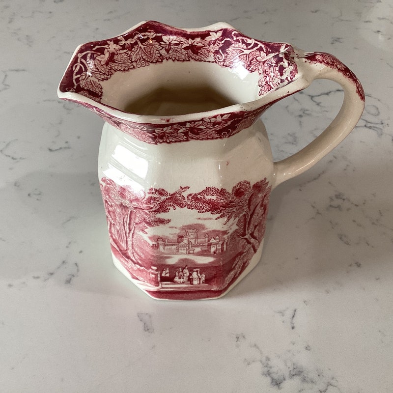 Transferware Pitcher - Etsy