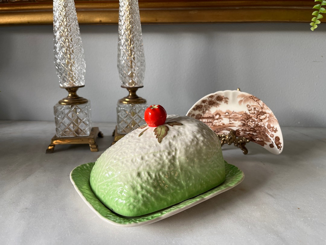 Crown Devon Covered Cheese Dish, Made in England - Etsy