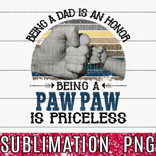 Paw Paw Fathers Day Png - Etsy
