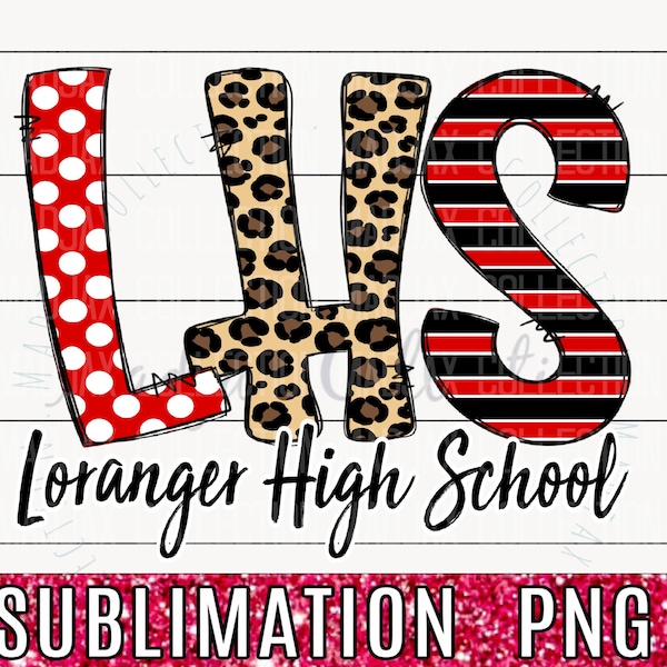 Black and Red Bubble Letters Sublimation Design - Etsy