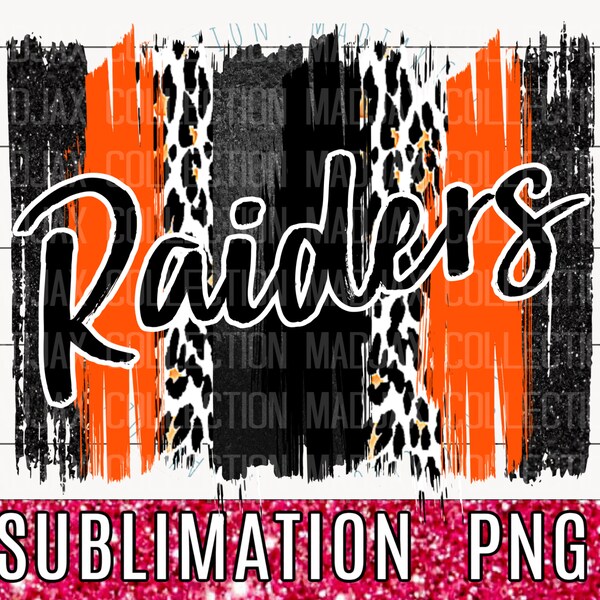 Raiders Orange and Black Png - Etsy