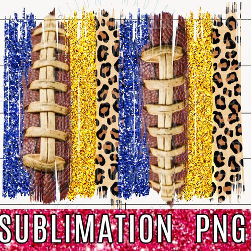 School Colors Leopard Brush Strokes PNG Sublimation Print - Etsy