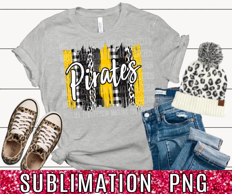 Pirates Brush Stroke Sublimation PNG: Leopard Football Mom (digital ...