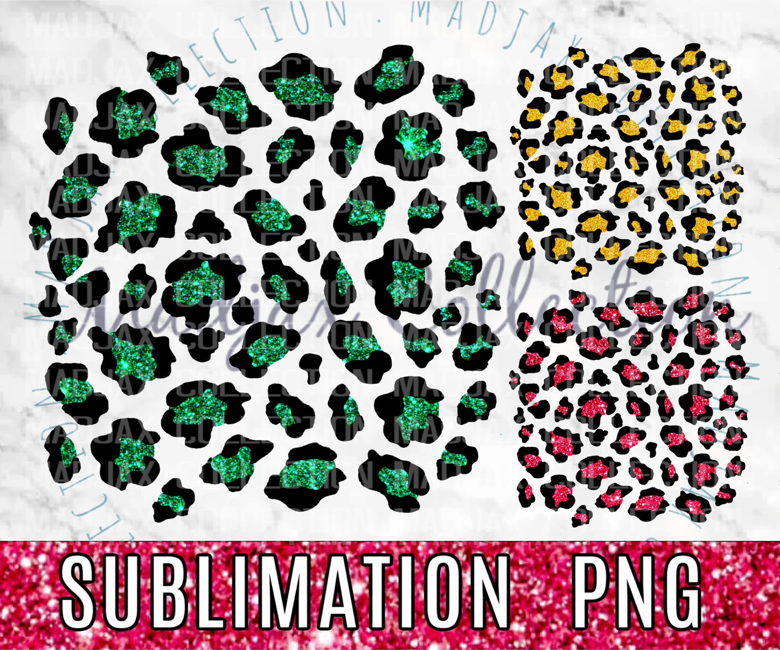 10 Leopard Print Designs Background Bundle Sublimation - Etsy