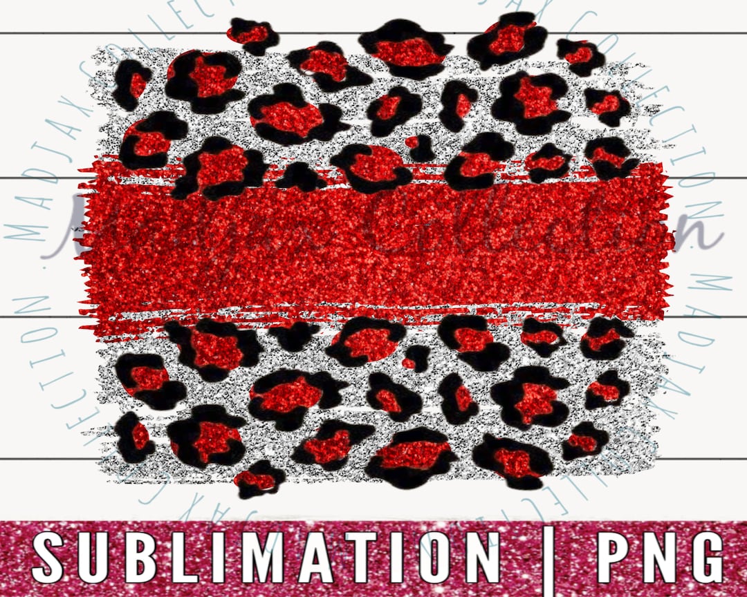 Leopard Background, Sublimation, PNG File, Brush Stroke, Animal Print ...