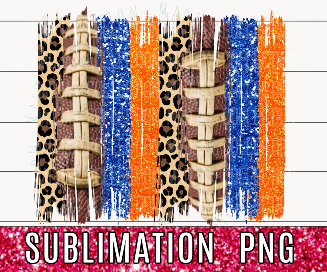 Football Brush Stroke, PNG File, Sublimation, Team Colors, Football ...