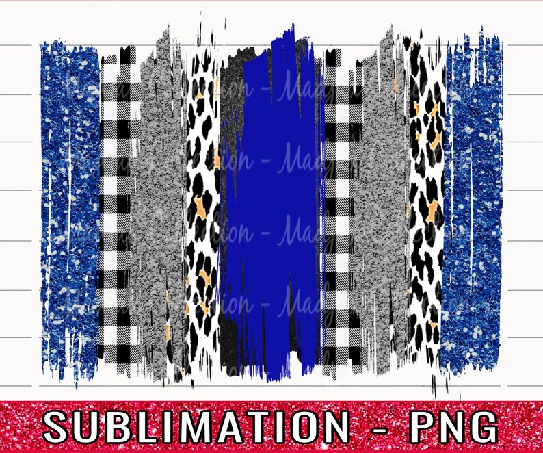 Royal Blue & Silver Brush Stroke Sublimation Background PNG - Etsy