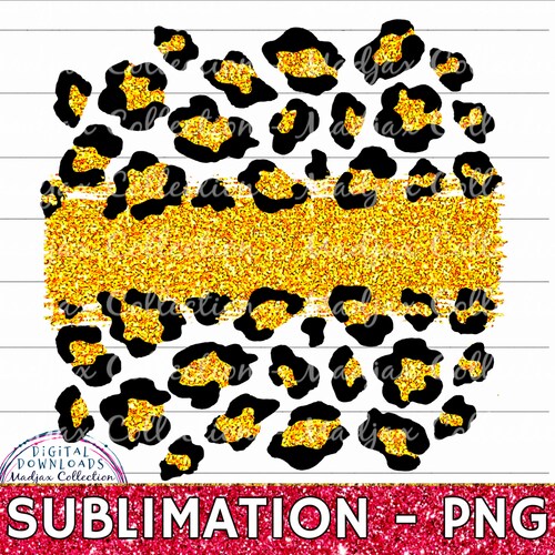 Yellow Gold Black & White Brush Stroke PNG Sublimation - Etsy