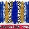 Brush Stroke Sublimation, PNG File, Glitter Leopard, Maroon & Gold ...