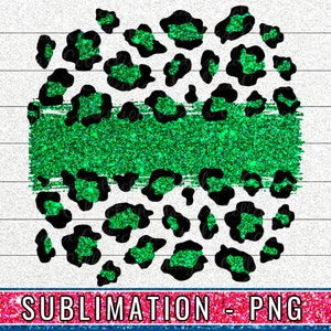 Leopard Background Bundle, Sublimation PNG, Brush Stroke, Glitter ...