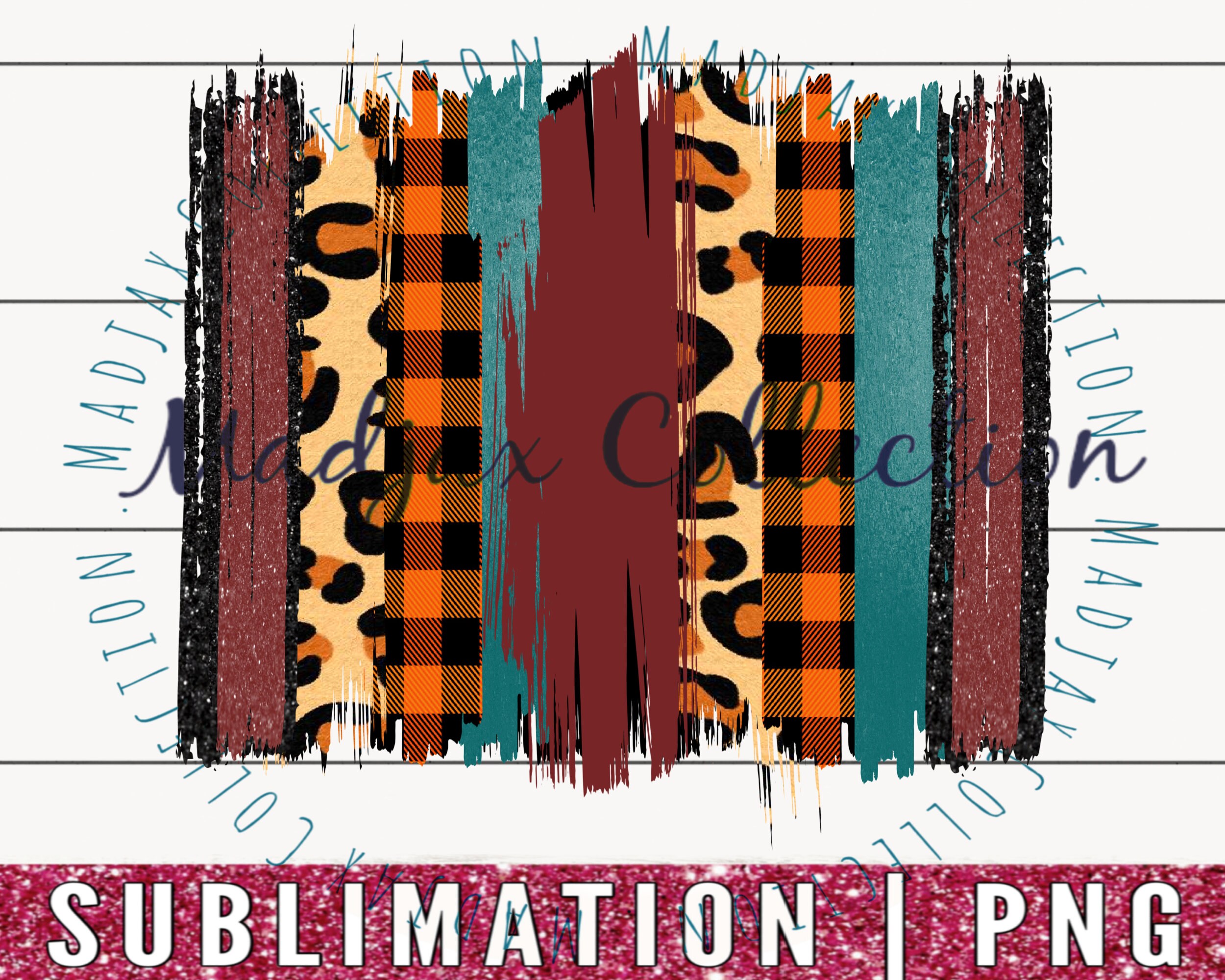 Brushstroke Swatches Earth Tones Maroon and Turquoise | Etsy