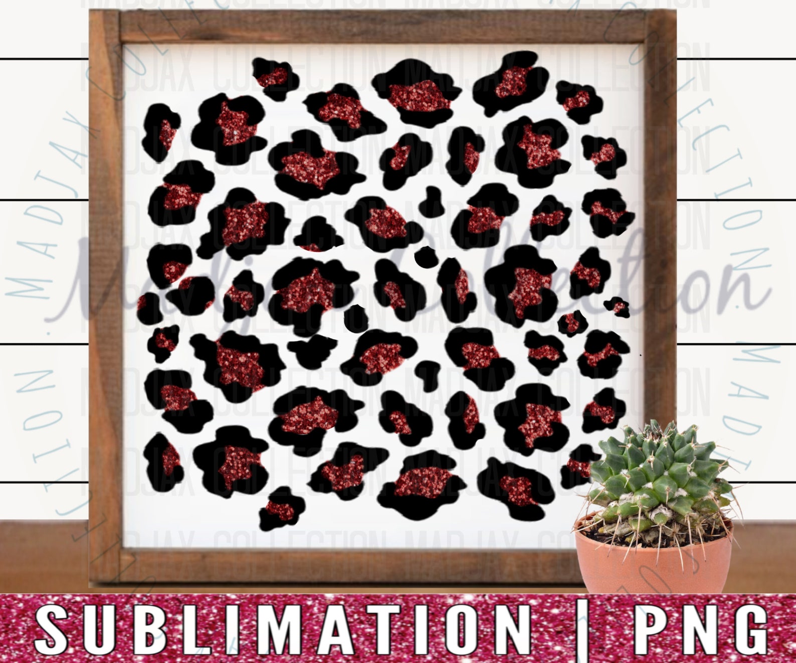 Maroon Leopard Print PNG File Sublimation Design Background | Etsy