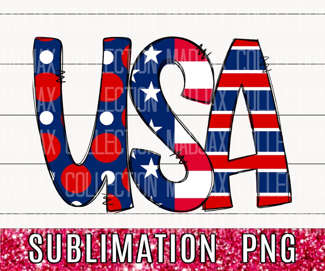 Stars and Stripes, USA, Sublimation PNG, Design Download, Patriotic ...