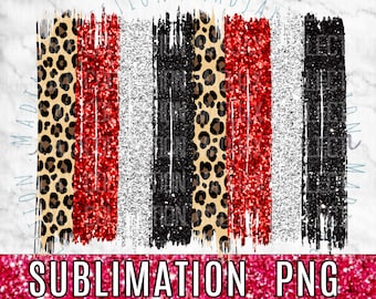 Blue and Black Leopard PNG Sublimation Background Glitter | Etsy