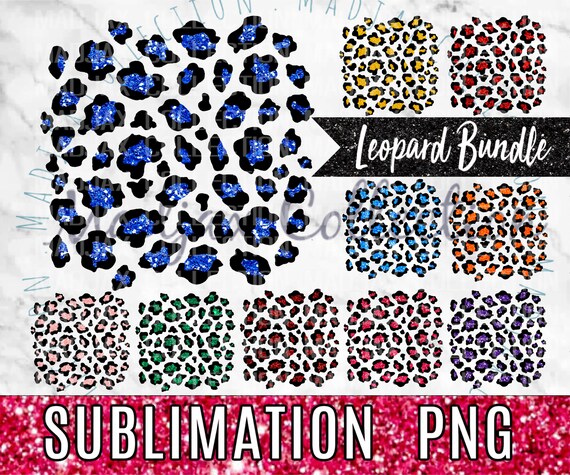 10 Leopard Print Designs Background Bundle Sublimation - Etsy