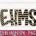 EHMS School Sublimation Teacher Squad Bubble Letters Polka - Etsy